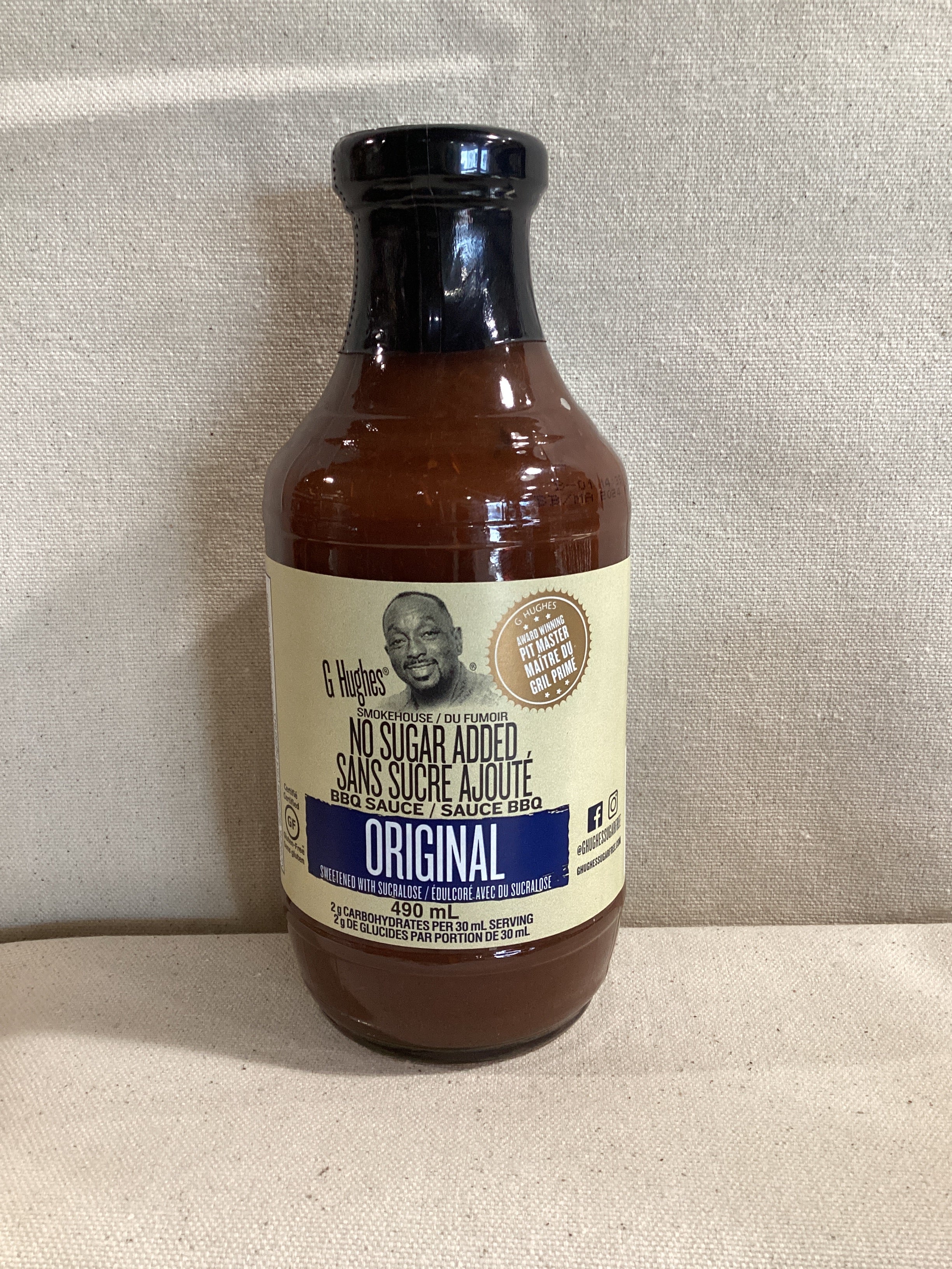 G HUGHES - SUGAR FREE ORIGINAL BBQ SAUCE • BBQVille Canada